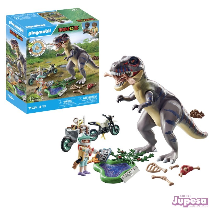 T-REX Y RASTREADOR PLAYMOBIL DINOS